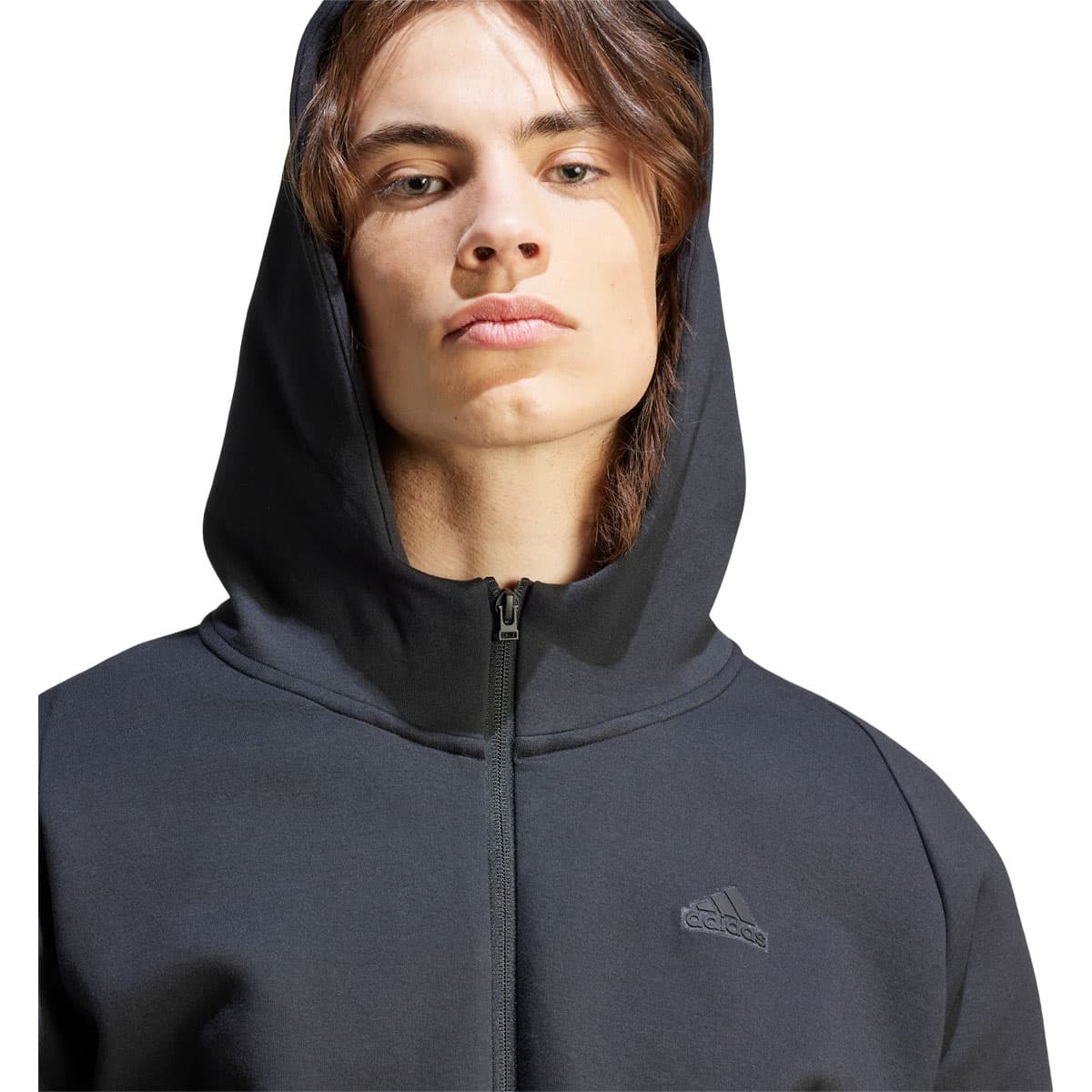 Køb adidas ZNE Premium Full Zip Hooded Træningstrøje Herre - Sort