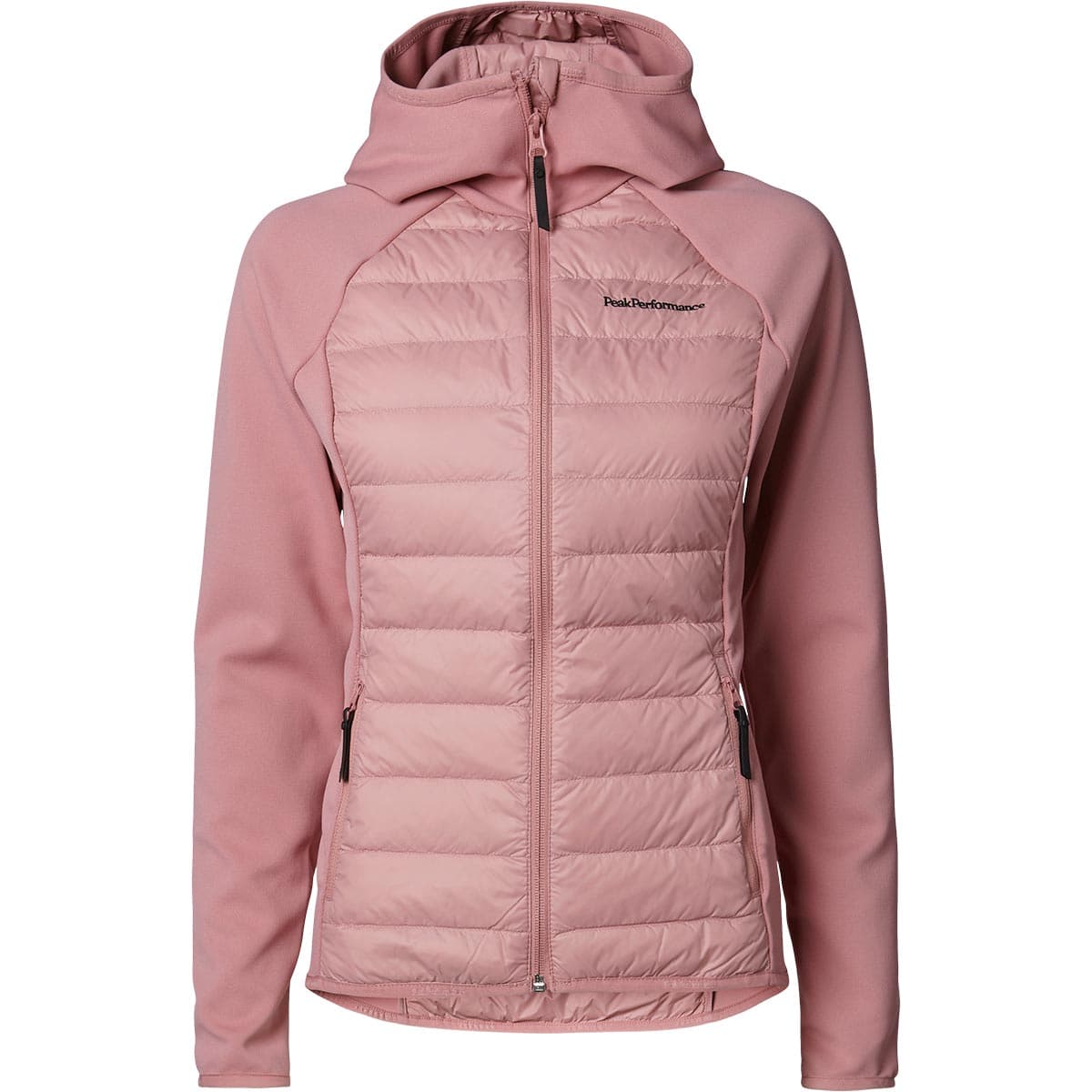 Køb Peak Performance Hybrid Hood Dunjakke Dame - Lyserød