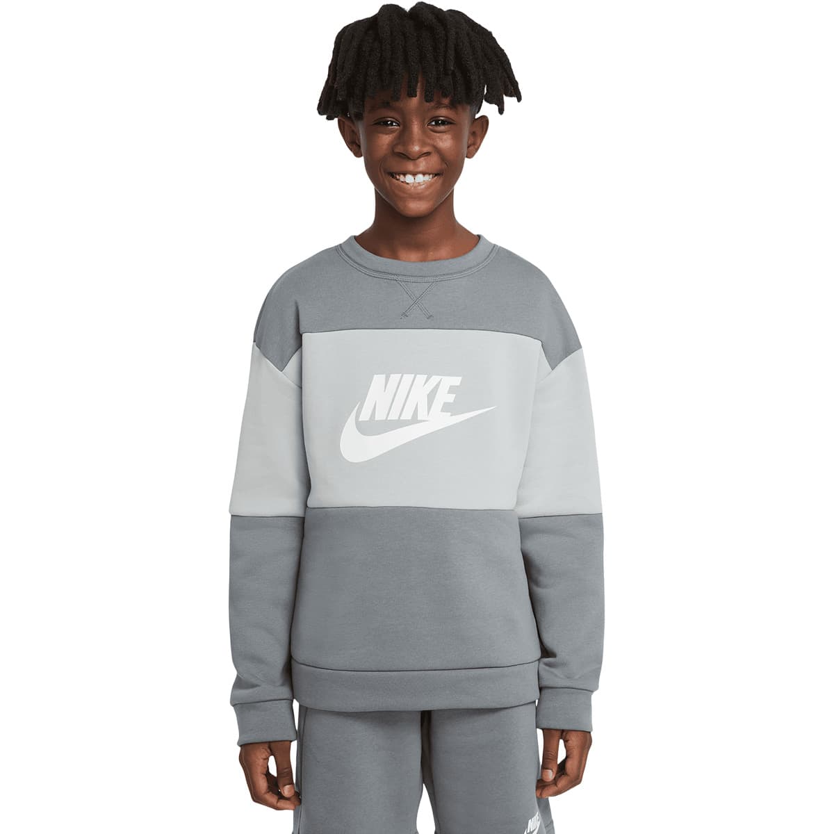 Køb Nike Sportswear Sweatshirt/Shorts Sæt Børn - Grå