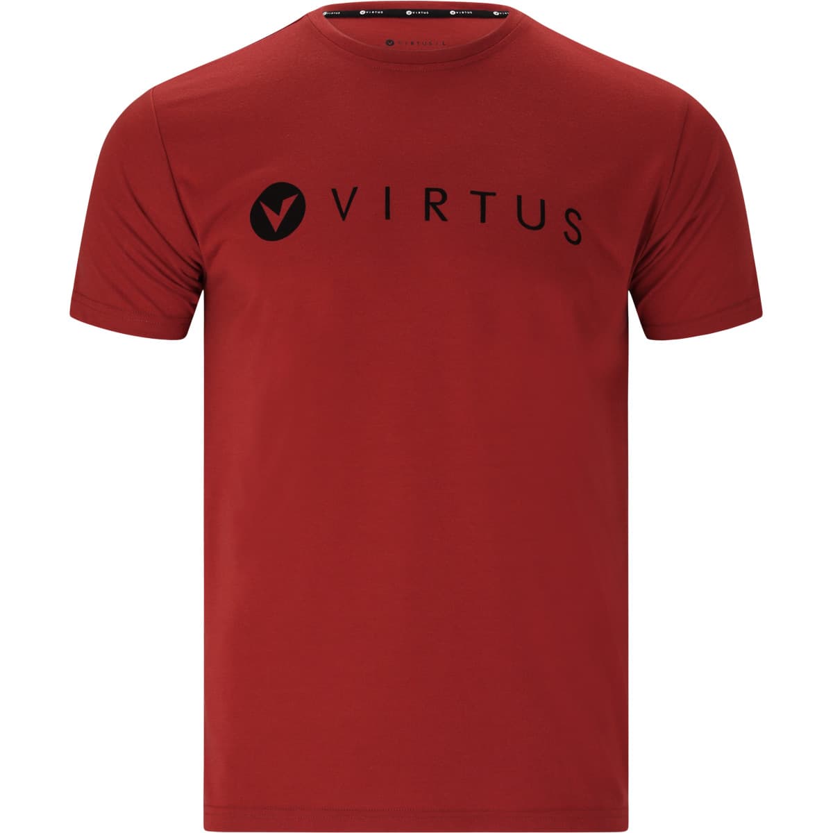 Køb Virtus Edwardo Logo Trænings T-shirt Herre - Bordeaux