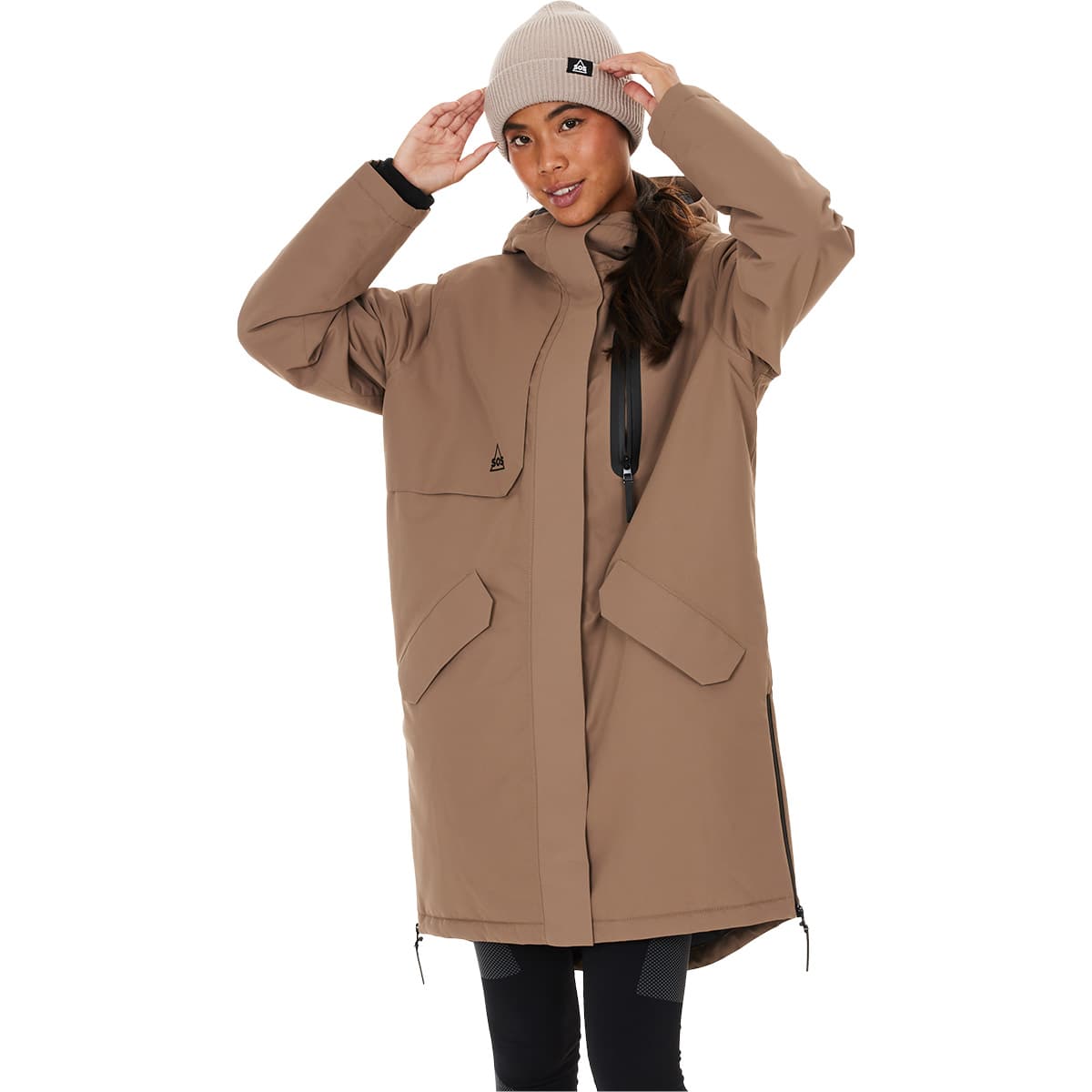 Køb SOS Melbun Insulated Parka Vinterjakke Dame - Brun